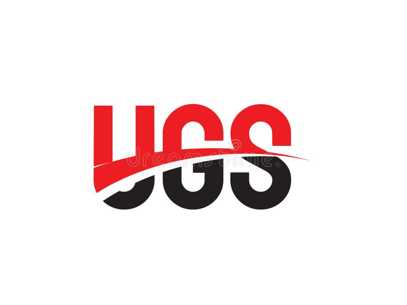 UGS Letter Initial Logo Design Vector Illustration Stock Vector ...