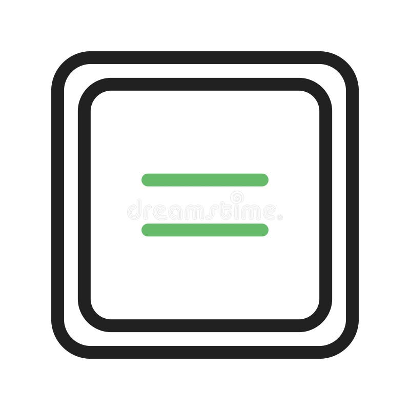 Uguale al simbolo illustrazione di stock. Illustrazione di concetto ...