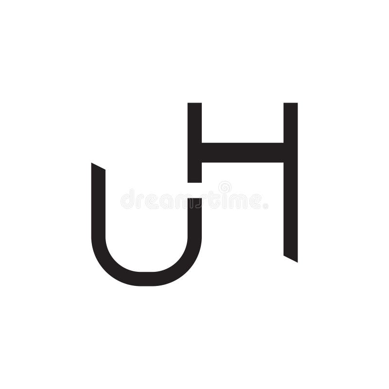 Uh Initial Letter Vector Logo Icon Stock Vector - Illustration of ...
