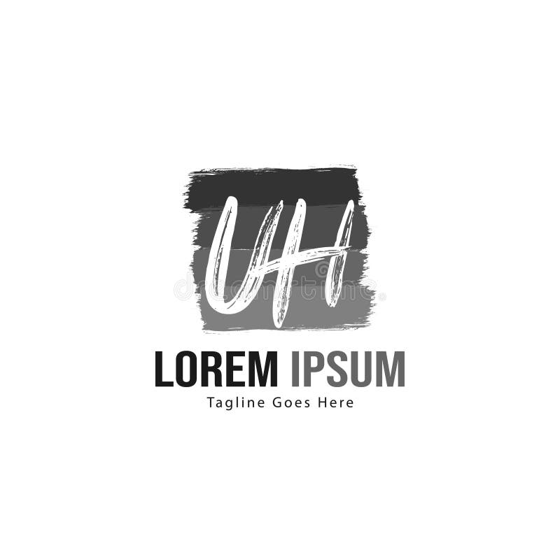 UH Letter Logo Design. Creative Modern UH Letters Icon Illustration ...