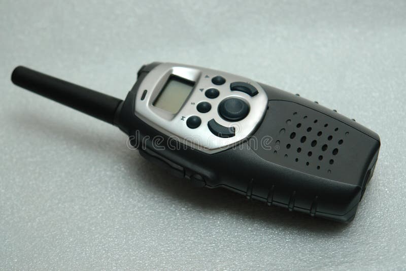 Uhf handheld radio stock image. Image of held, side, commerce - 7582749