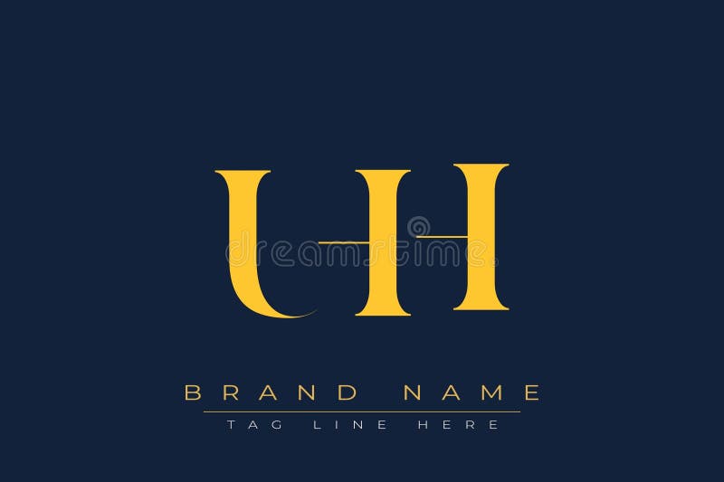 UHH Abstract Letter Logo Design Stock Vector - Illustration of abstract ...