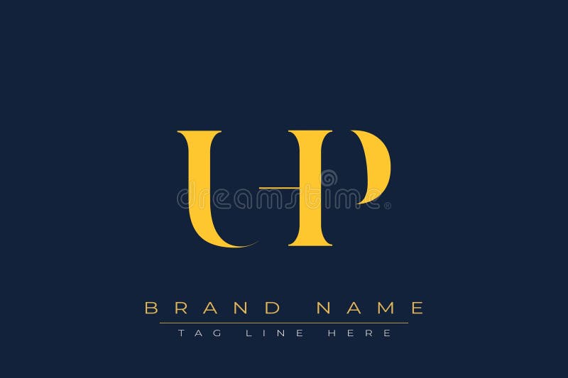 UHP Abstract Letter Logo Design Stock Vector - Illustration of business ...