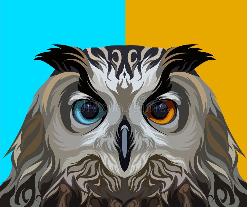 Uhu 2 Stock Illustrationen, Vektors, & Klipart – (250 Stock Illustrations)