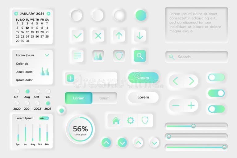 Ux Screen Buttons Stock Illustrations – 533 Ux Screen Buttons Stock ...