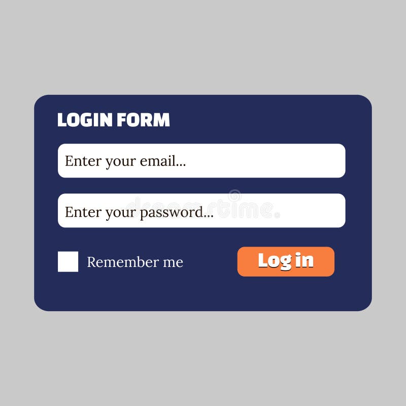 Set for Web Design, Login Form, Registration Form, Form, Form Change ...