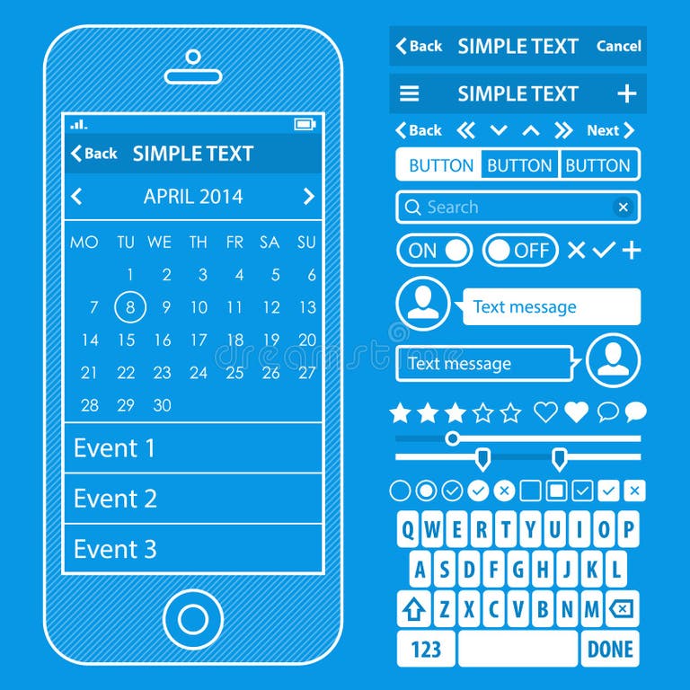 Blueprint Mobile Phone Stock Illustrations – 1,492 Blueprint Mobile ...