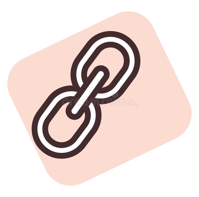 UI Link, icon stock vector. Illustration of graphic - 259783174