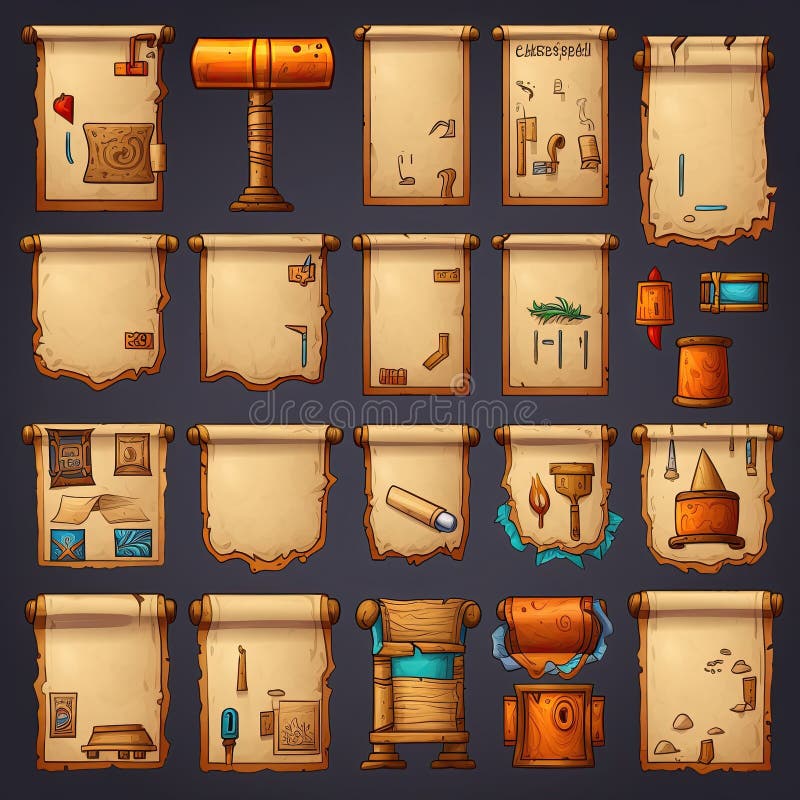 Egypt Ui Game Ancient Stock Illustrations – 196 Egypt Ui Game Ancient ...