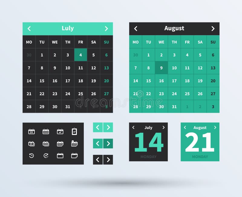 Flat ui icons stock vector. Illustration of holiday, data - 33104700