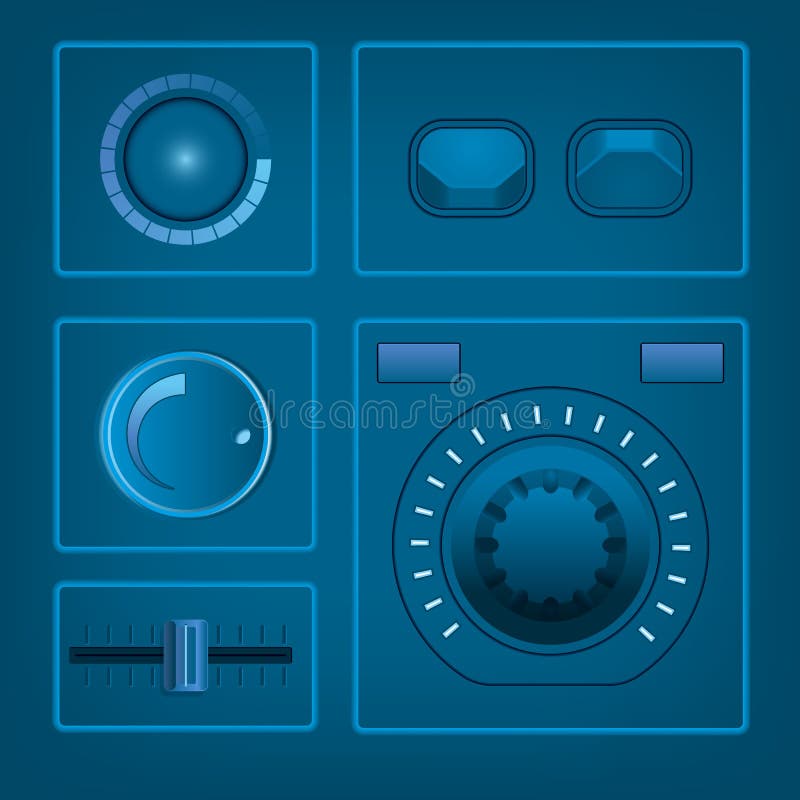 UI Switches Kit Elements stock vector. Illustration of equipment - 41341342