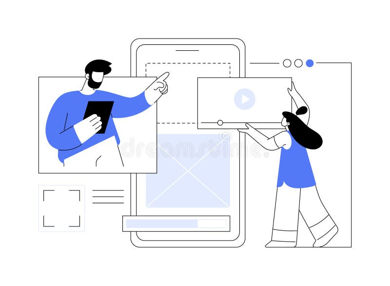 UI and UX Design Abstract Concept Vector Illustration. Stock Vector ...