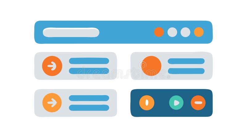 UI UX Design Interface Icon for Web Development, Vector Design Generative AI Stock Vector ...