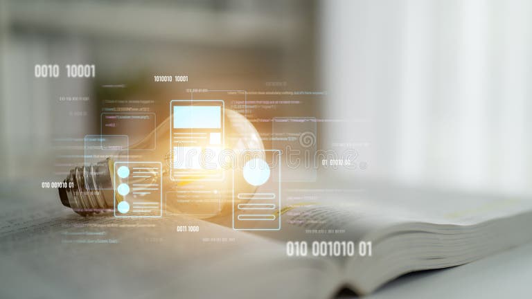 UI UX Design Mockup with Programming and Code Interface Latch Stock Photo - Image of backend ...