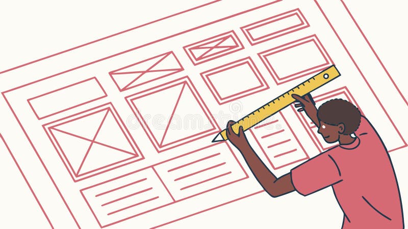 UI UX Design Wireframing, App Development Blueprint, Vector Design ...