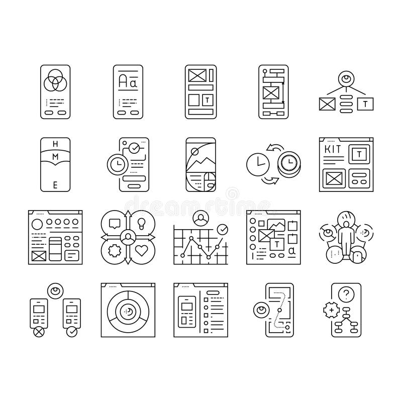 Mobile Prototype Icons Stock Illustrations – 1,056 Mobile Prototype ...