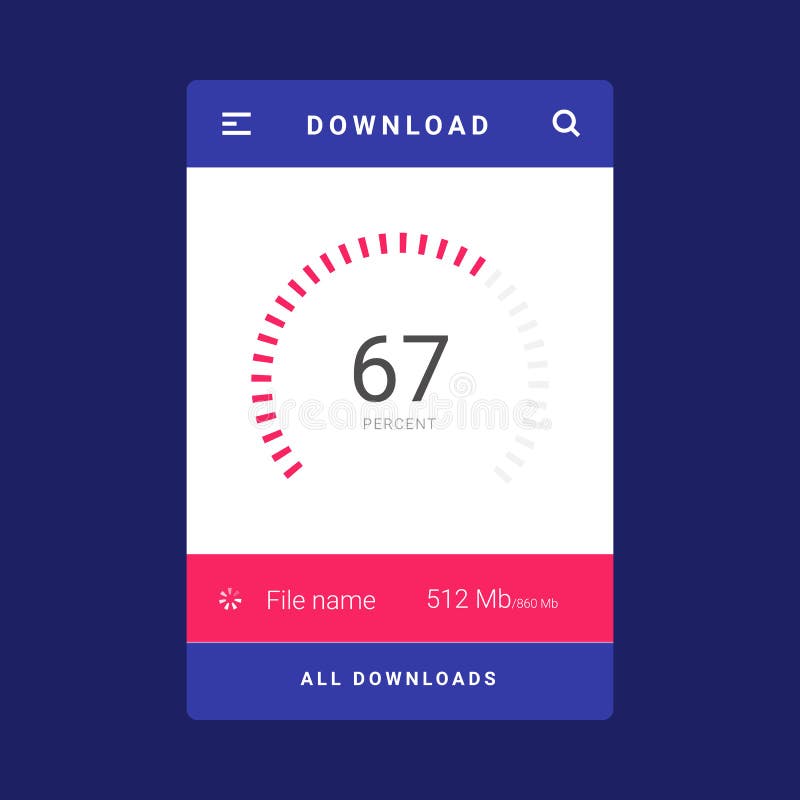 UI, UX and GUI Template Layout for Mobile Apps. Stock Vector ...