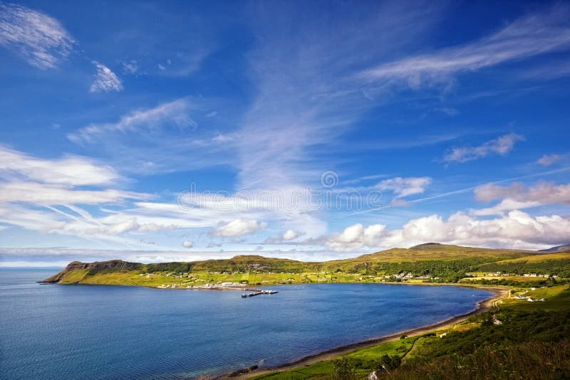 Uig Pier, Isle of Skye stock photo. Image of terminal - 27624874