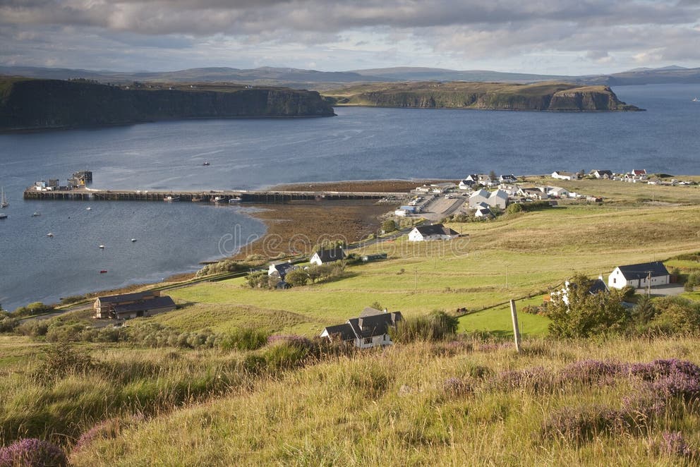 Uig Pier, Isle of Skye stock photo. Image of skye, landscape - 27624874