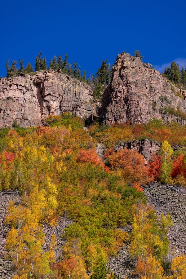 Uinta Wasatch Cache National Forest, Utah Stock Image - Image of ...