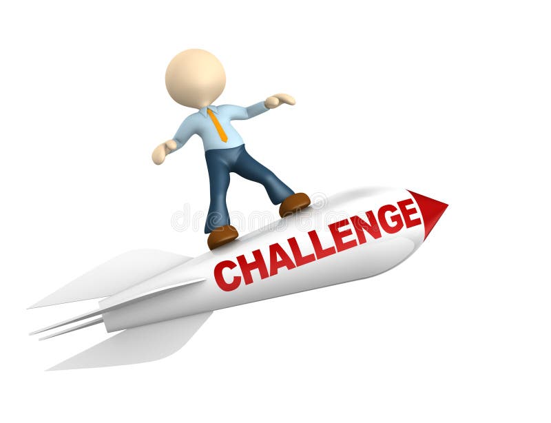 Uitdaging stock illustratie. Illustration of snel, menselijk - 32316960