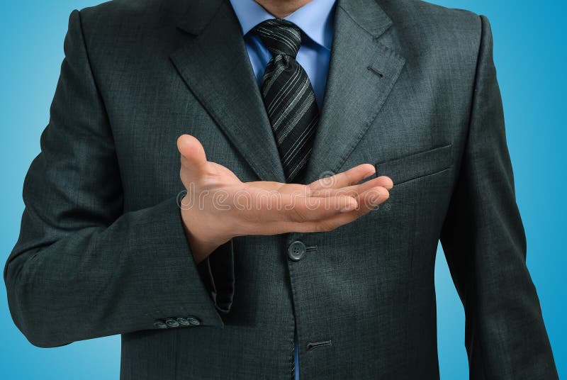 Uitgestrekte hand stock afbeelding. Image of handdruk - 38721875