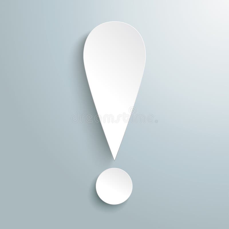 Uitroep Mark Infographic vector illustratie. Illustration of malplaatje ...