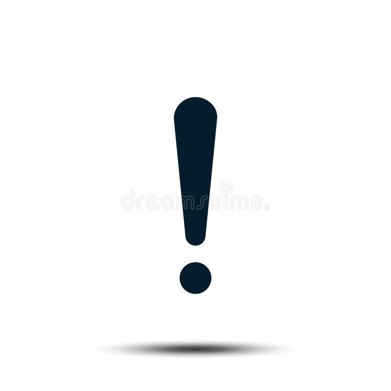 Uitroepteken Pictogramsjabloon Voor Vectorlogo Vector Illustratie ...