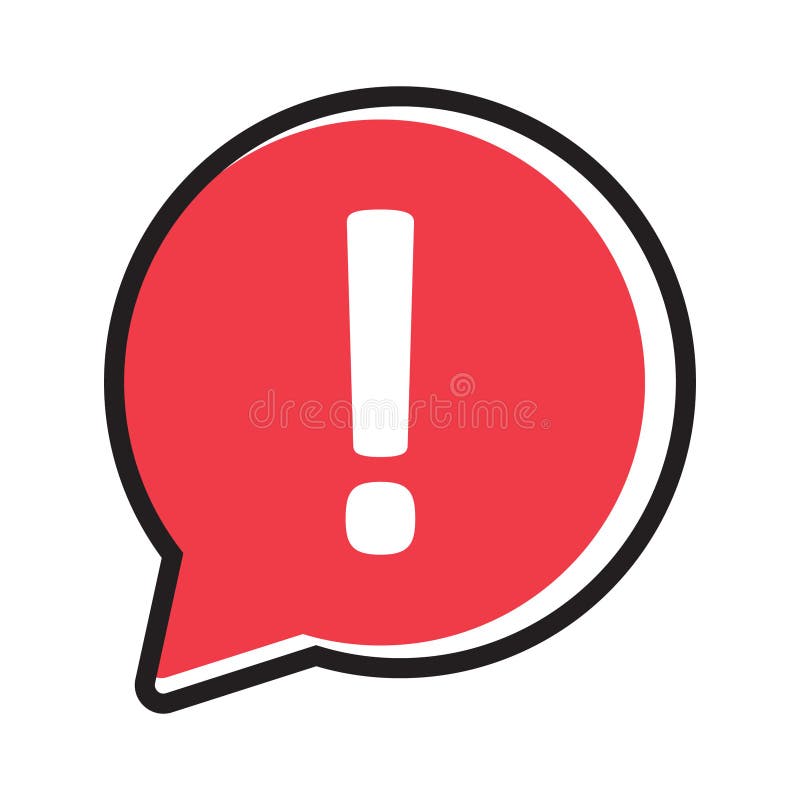 Uitroepteken, Het Vierkante Symbool Van De Gevaarwaarschuwing ...