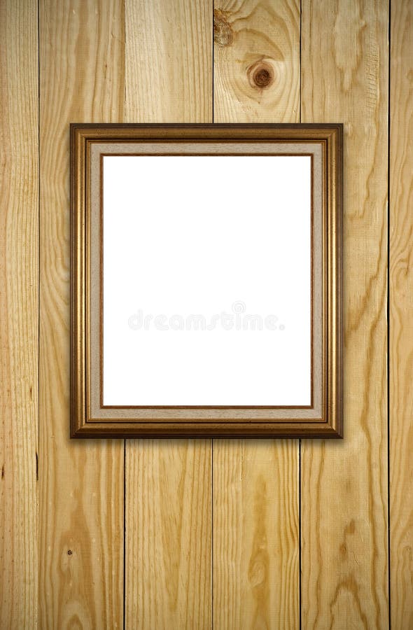 Uitstekend houten frame stock afbeelding. Image of exemplaar - 23506271