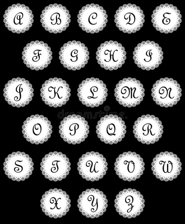 Vintage Initialen, Monogrammen Vector Illustratie - Illustration of ...