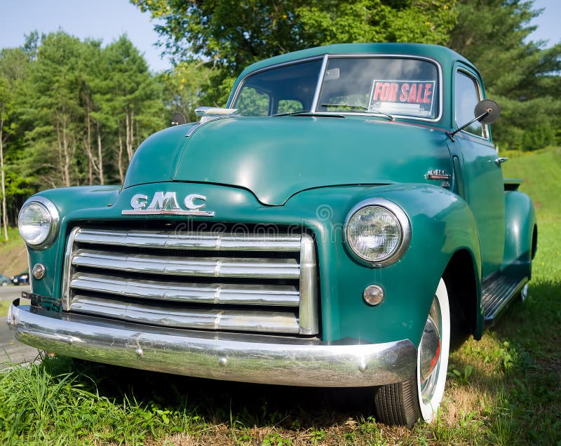 Vintage GMC Pickup Truck redactionele stock afbeelding. Image of ...