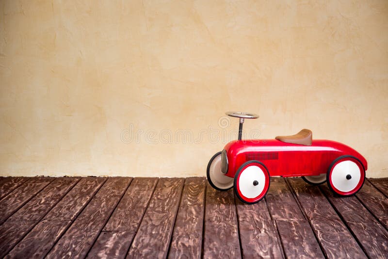 Het Speelgoed Van De Jongen - Nostalgische Achtergrond Stock Foto ...