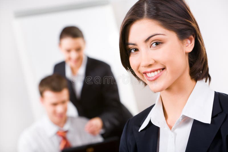 Uitvoerende adviseur stock foto. Image of vennoot, leuk - 4616656