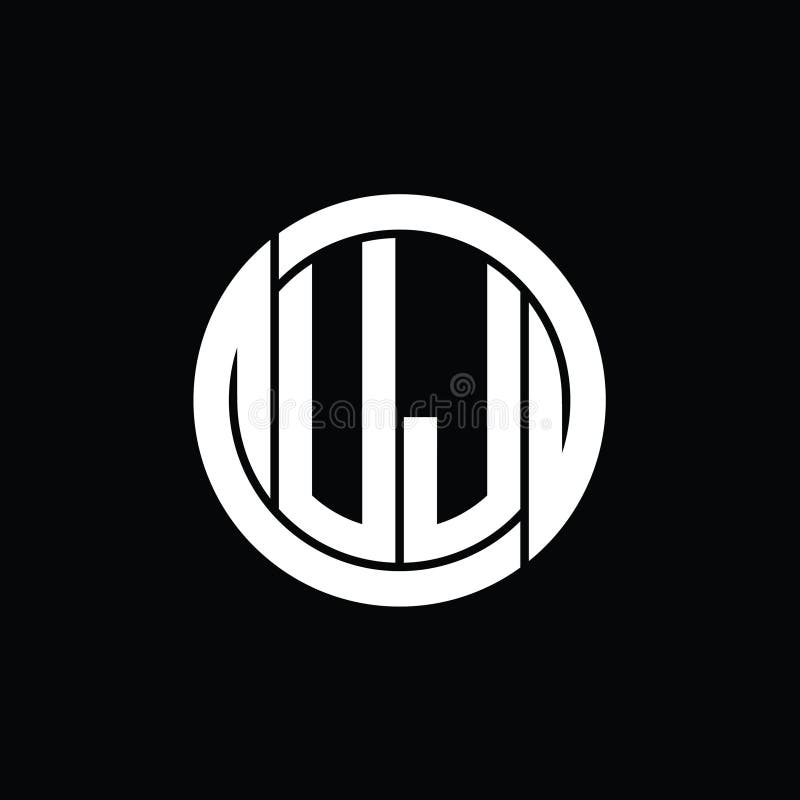 UJ Logo Monogram Shield Inside Circle Shape Vector Images Design ...