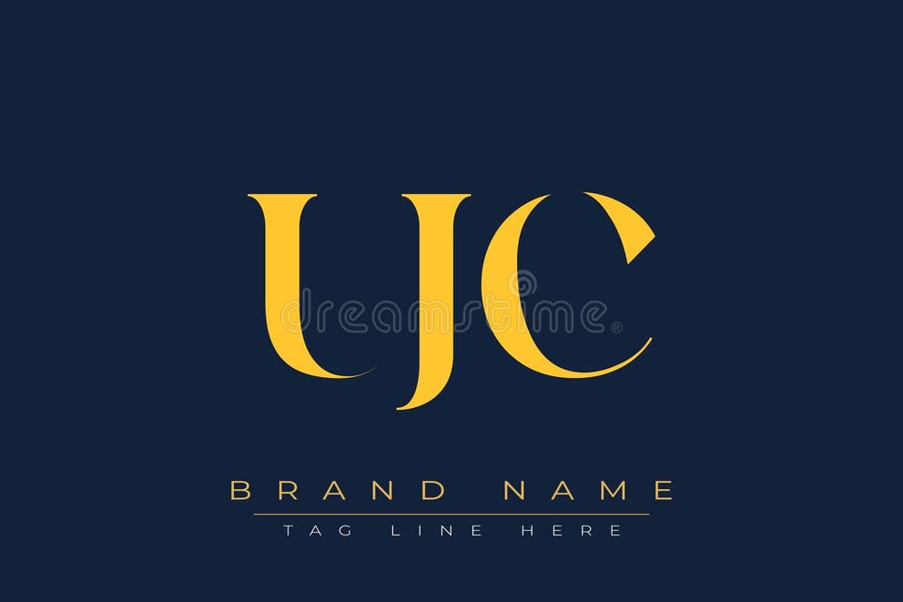 UJC Abstract Letter Logo Design Stock Vector - Illustration of sign, corporate: 375254333