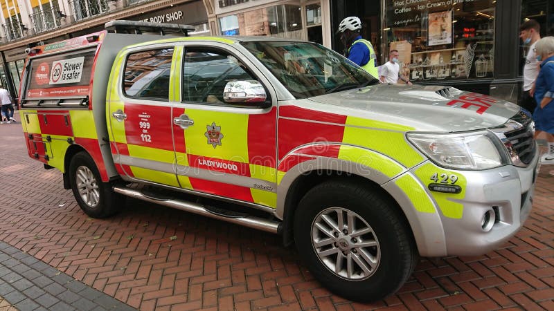 UK British Emergency Fire Services Transport Editorial Stock Image ...