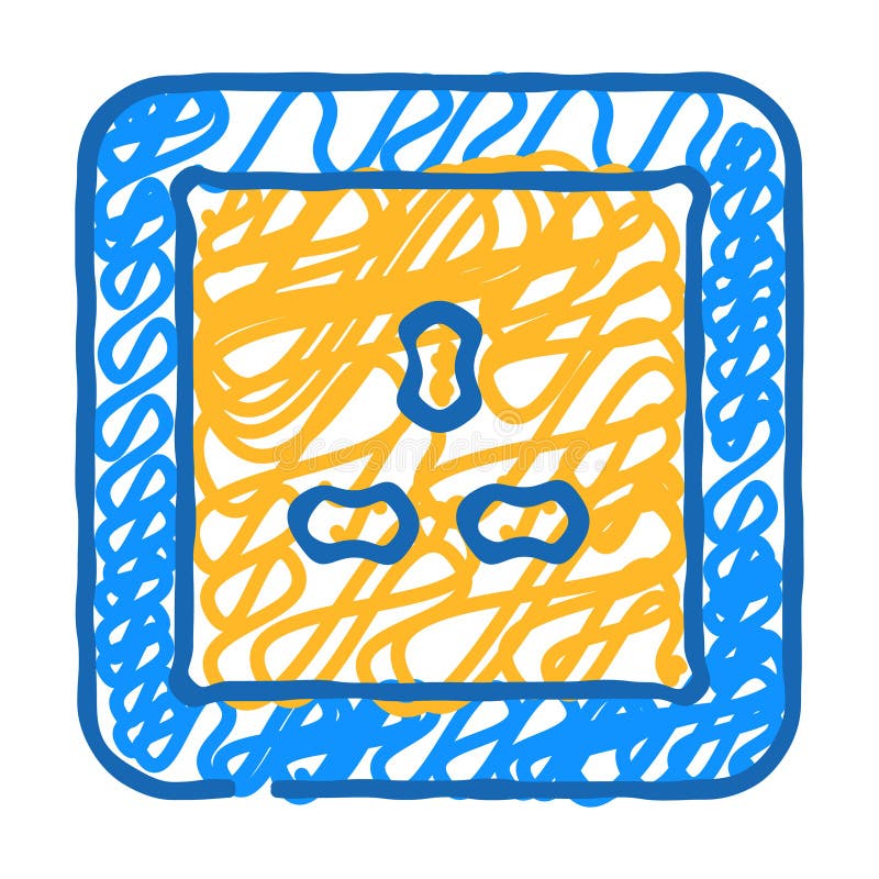 Uk British Socket Icon Doodle Illustration Stock Illustration ...