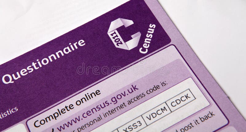 Uk Census 2011 editorial image. Image of name, census - 18678110