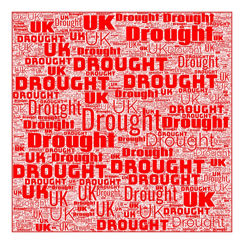 UK Drought Text Header Background Illustration Stock Illustration ...