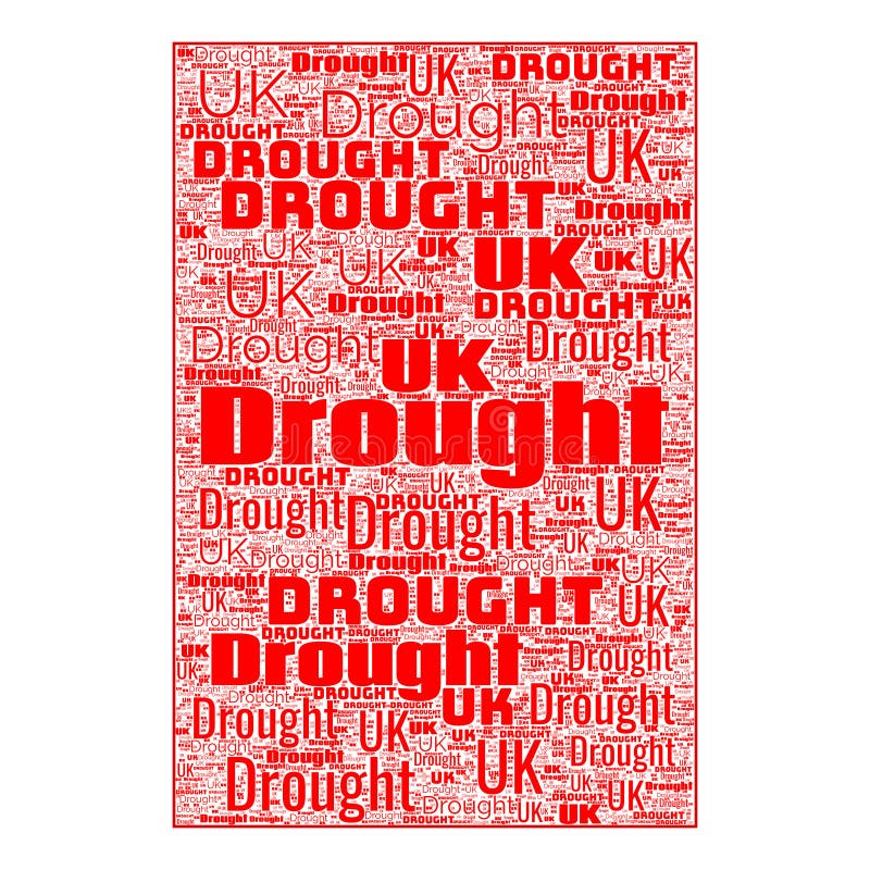 UK Drought Text Header Background Illustration Stock Illustration ...