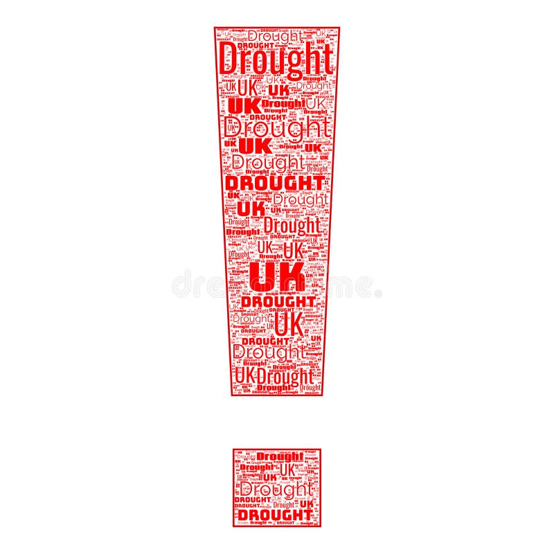 UK Drought Text Header Background Illustration Stock Illustration ...