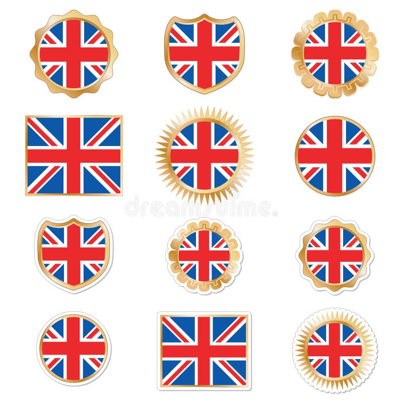 Made in the U.K. Emblem stock vector. Illustration of british - 10903903