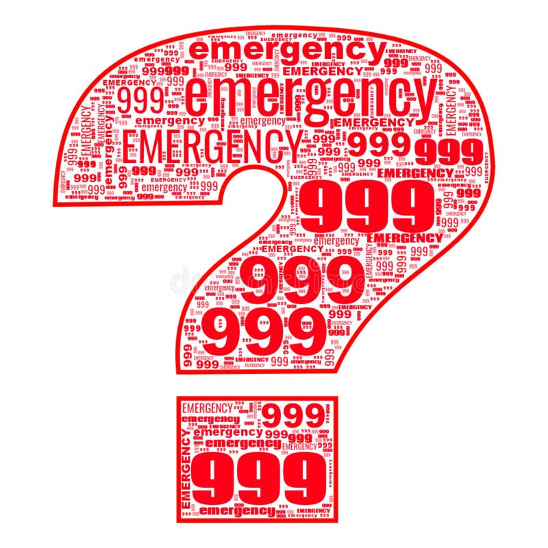 UK 999 Emergency Ambulance Crisis Illustration Stock Illustration ...