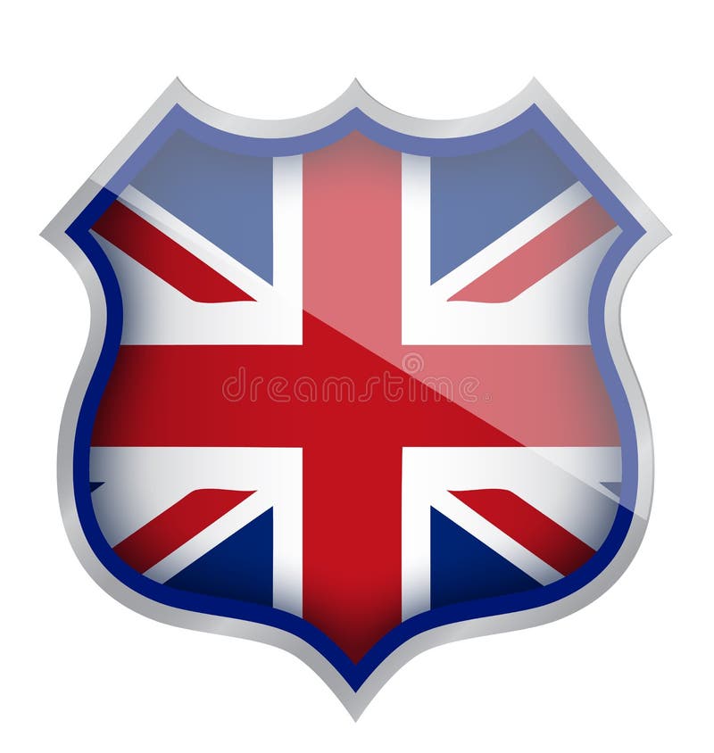 England Shield English Rose Stock Illustration - Illustration of union ...