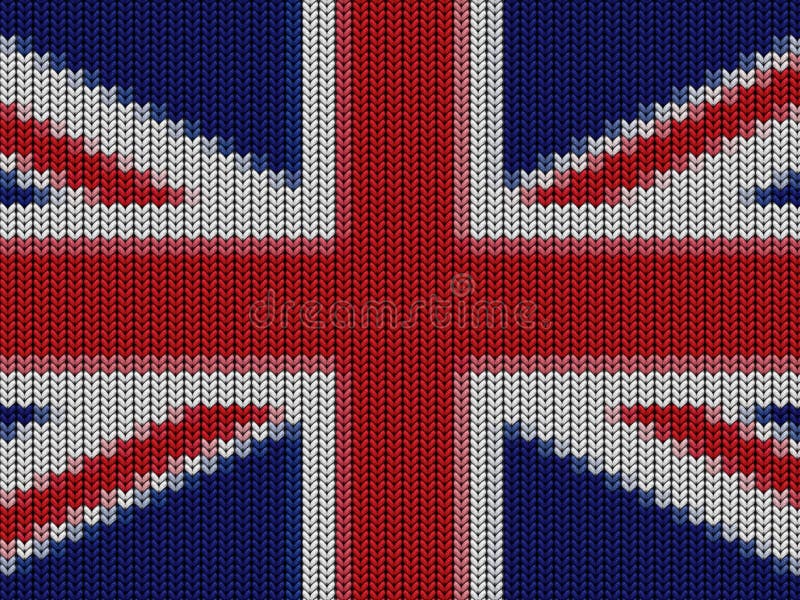 English Flag Knitting Pattern Stock Illustrations – 2 English Flag ...