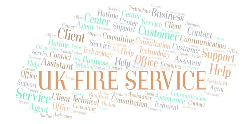 Uk Fire Service Word Cloud. Stock Illustration - Illustration of cloud ...