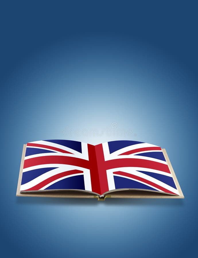 UK Flag On Book stock photo. Image of note, notebook - 27329450