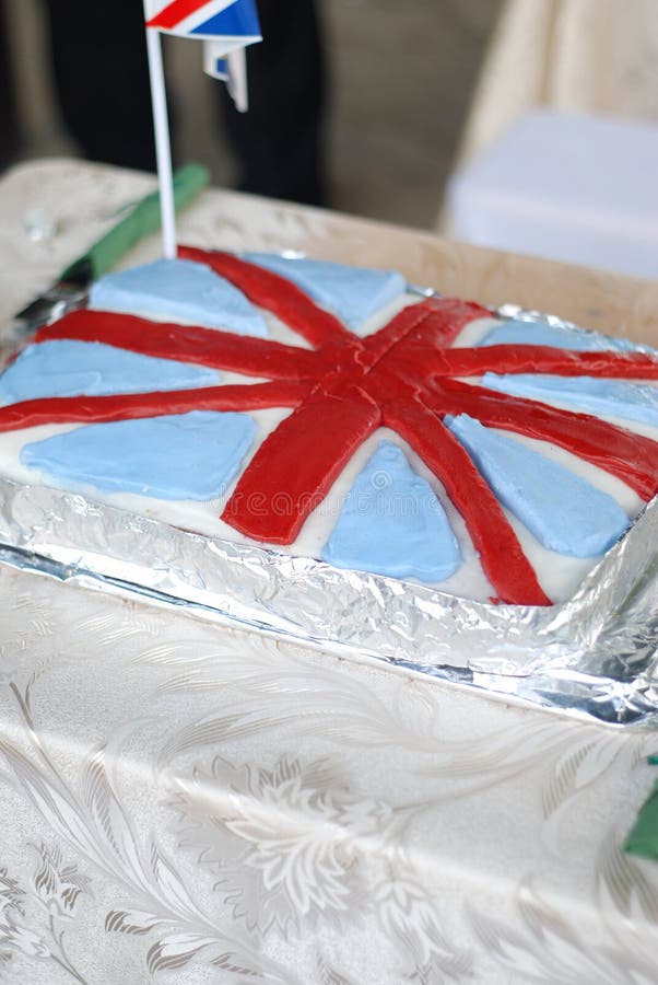 UK flag cake stock photo. Image of depth, english, britain - 27951486