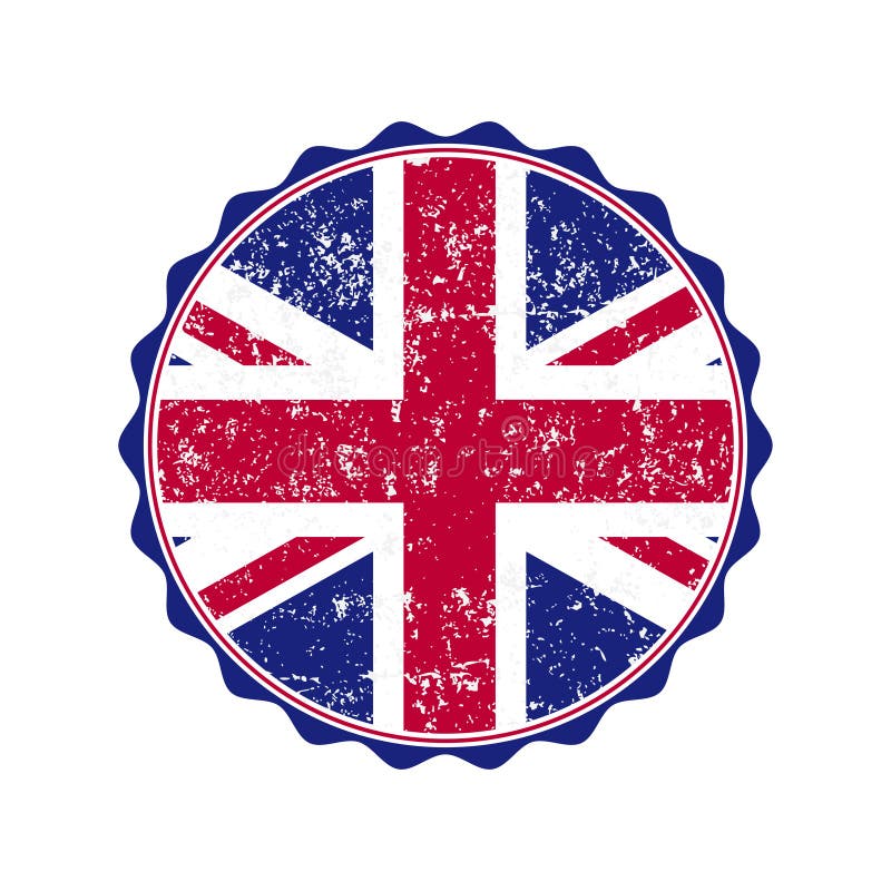UK Flag Stamp with Grunge. Vector Illustration Stock Illustration ...